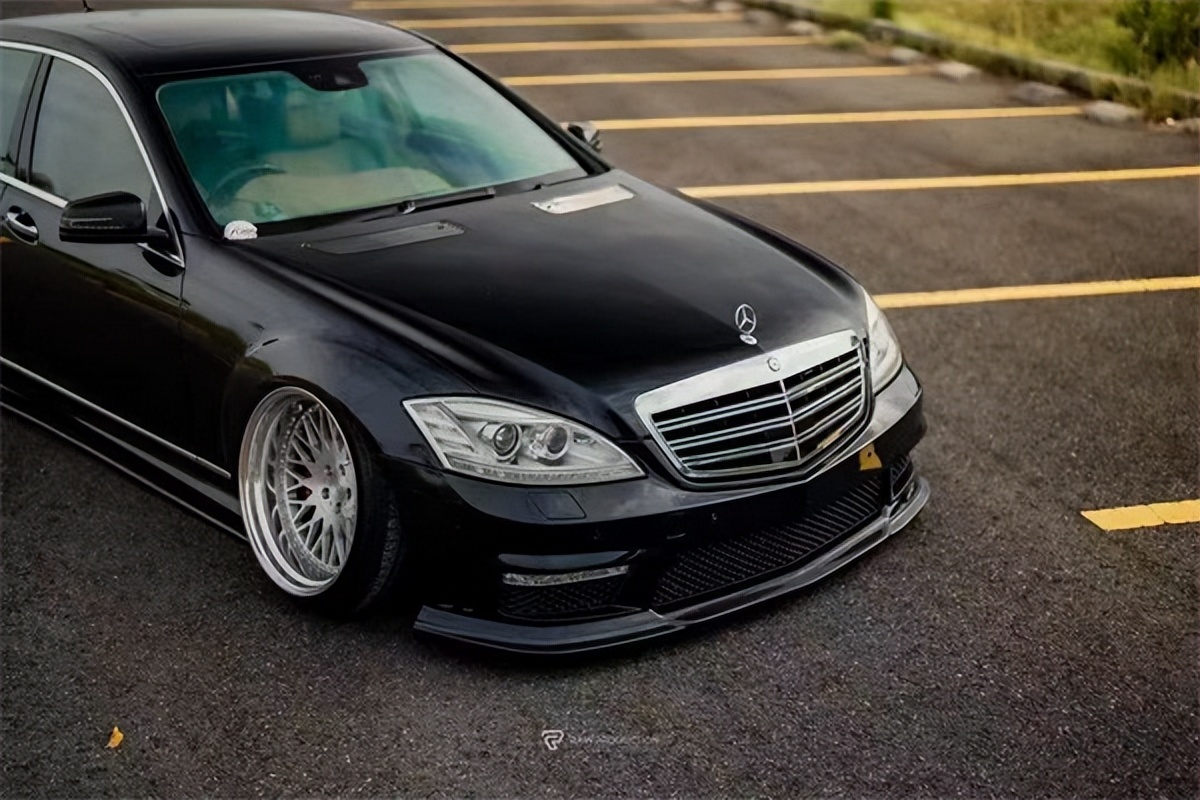 #Gentleman#Attitude#Benz W221 modified AIRBFT pneumatic shock absorber case - iNEWS