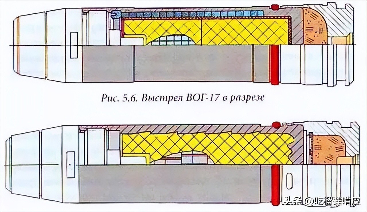 Russian AGS-17 automatic grenade launcher, the improved version uses ...