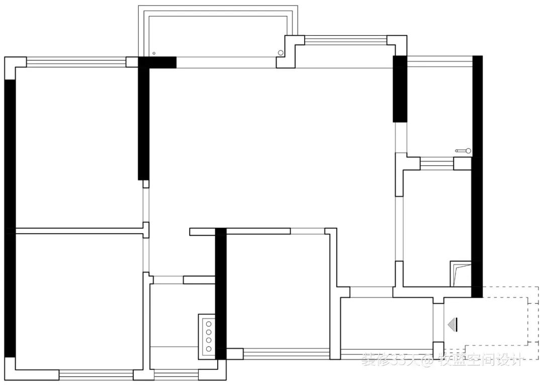 90-square-meter modern minimalist texture just-needed house - iMedia