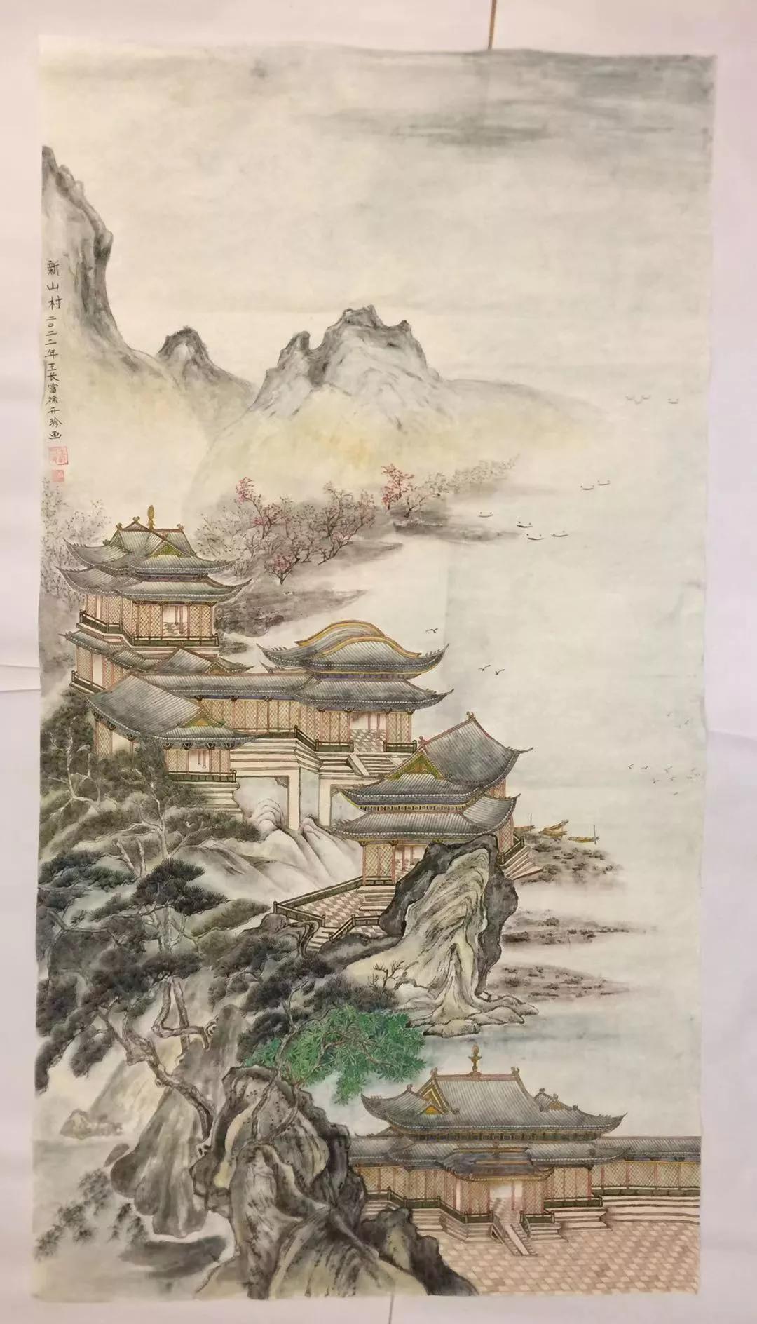 Wang Changfu, Mrs. Xu Kaizhen and Mrs.-Part of the Painting Works (1) - iNEWS