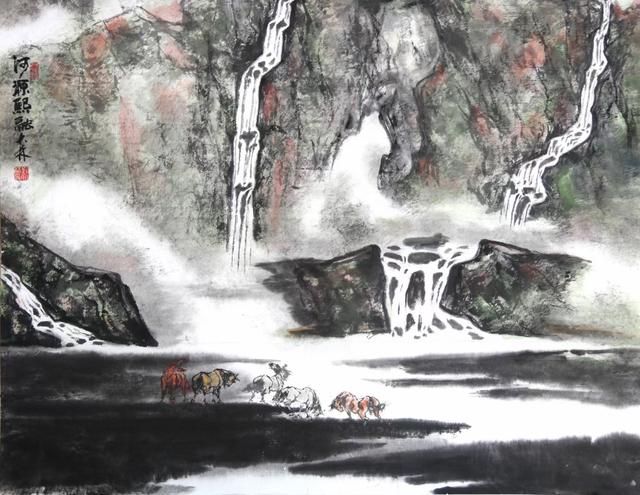 The art works of Liu Dalin, a painter of the Western Regions ...