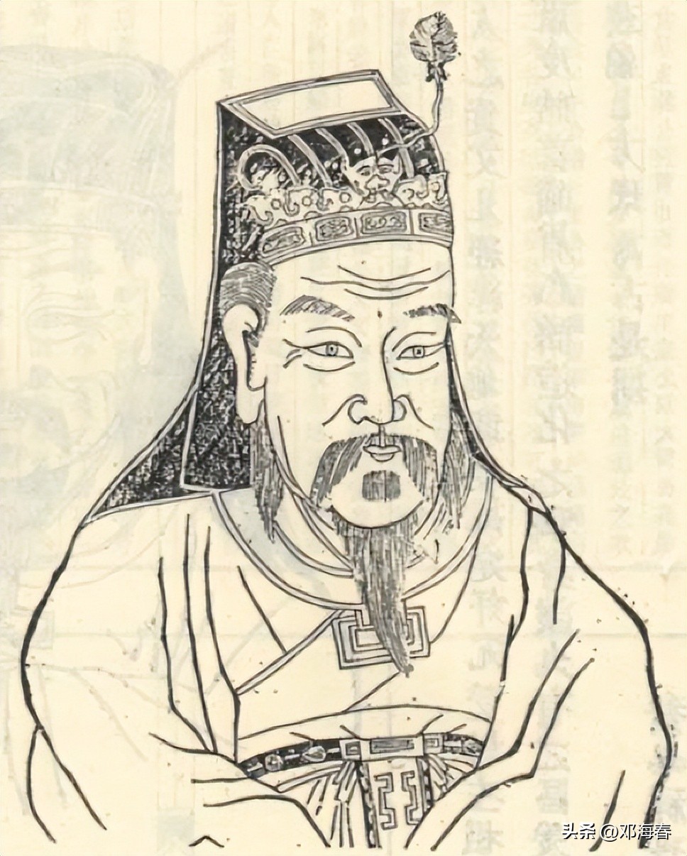 A model of famous officials and generals in ancient times, the origin ...