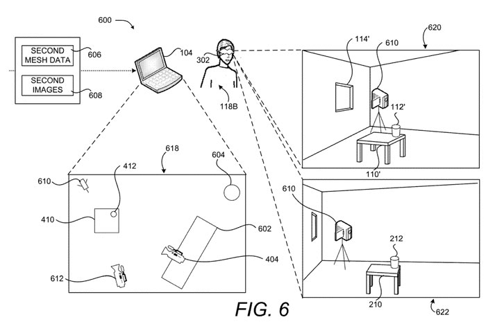Microsoft's patent proposes to reconstruct a virtual environment ...