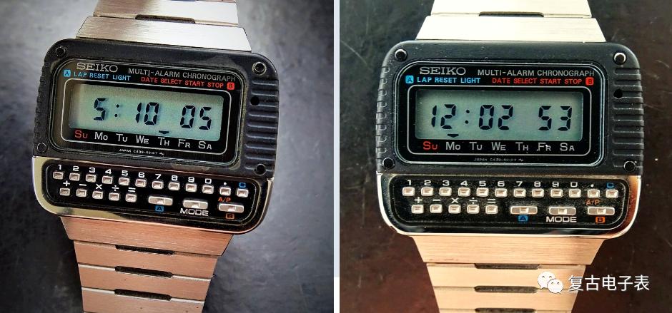 Vintage radio style Seiko computer watch - Seiko c439 - iNEWS