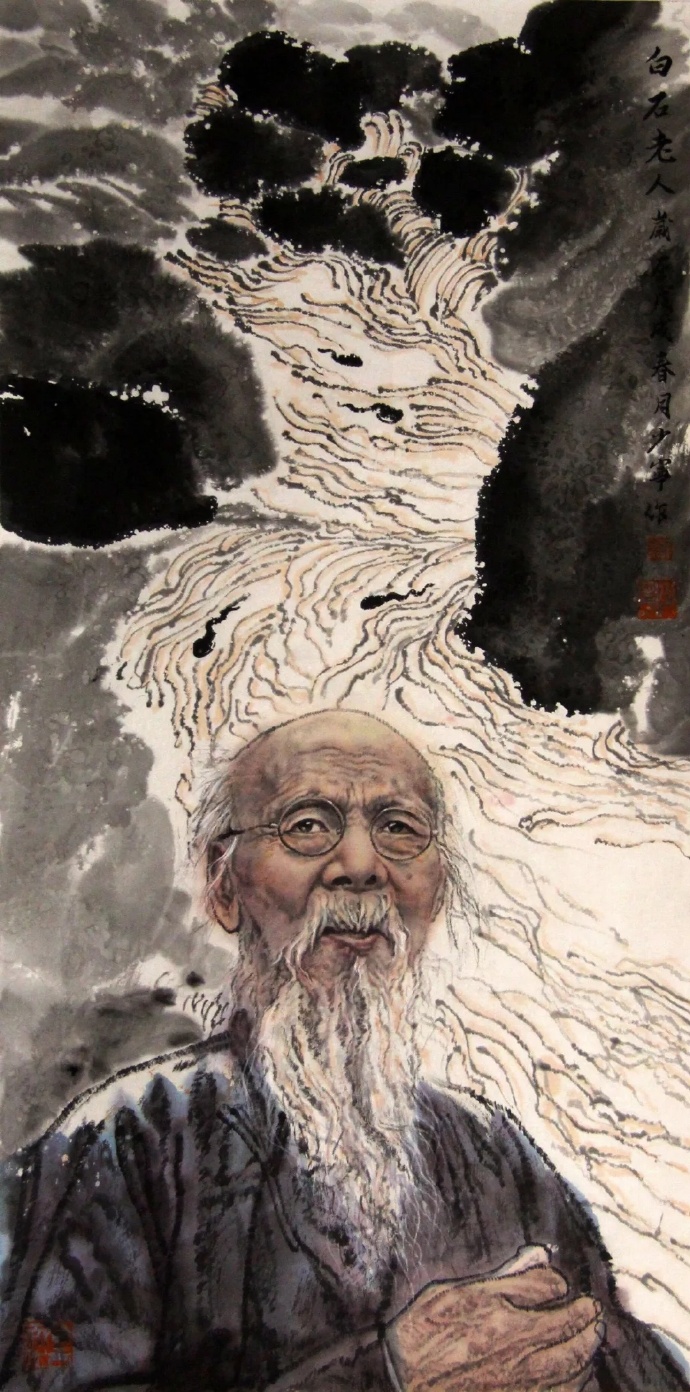 Everyone's Demeanor - Appreciation of the Realistic Ink Painting Works ...