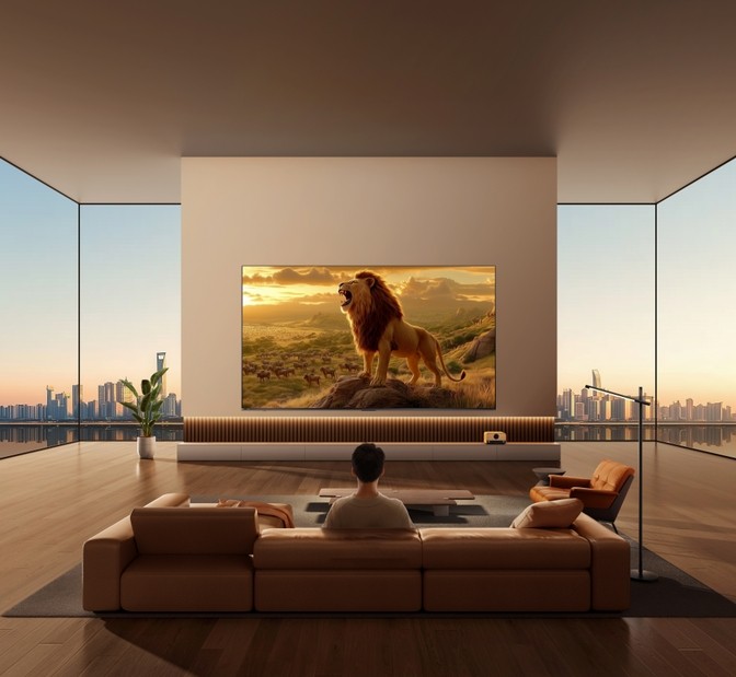 My wealthy neighbor replaced his TV with a 100-inch AI TV in seconds! I ...