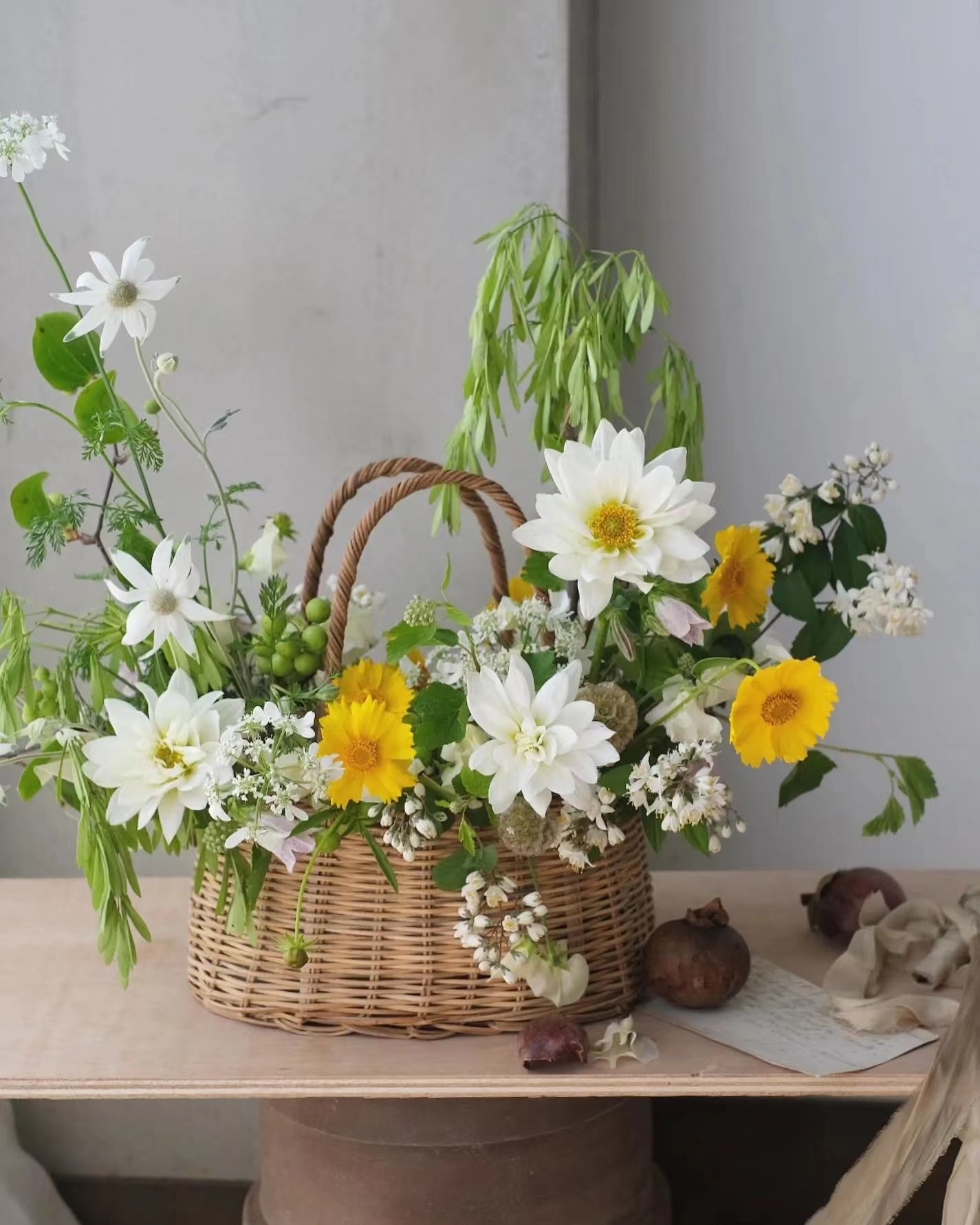 Sparse wild flower art style, deliberately we can never guess the ...