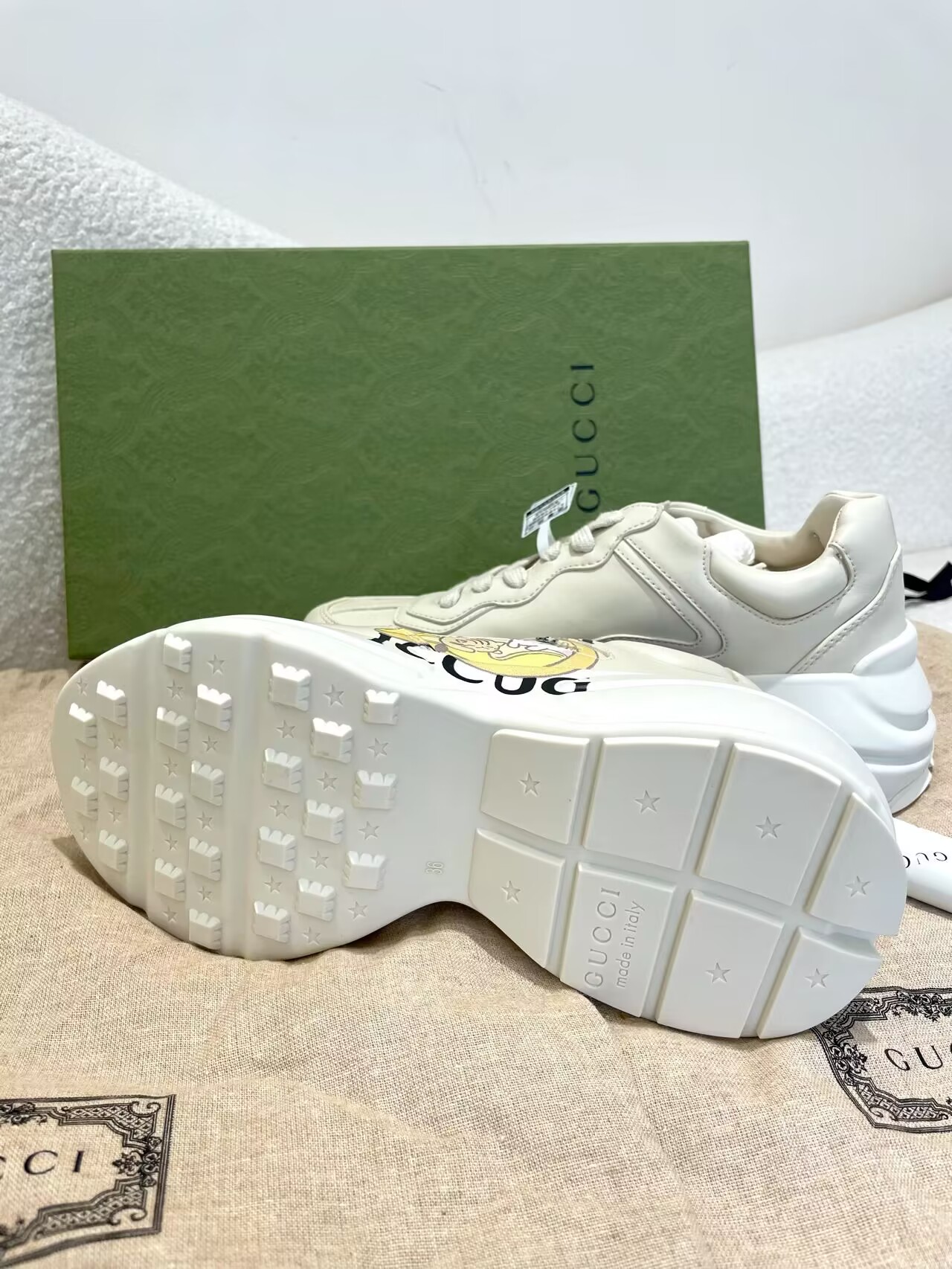 GUCCI x Bananya banana cat cat daddy shoes - iNEWS