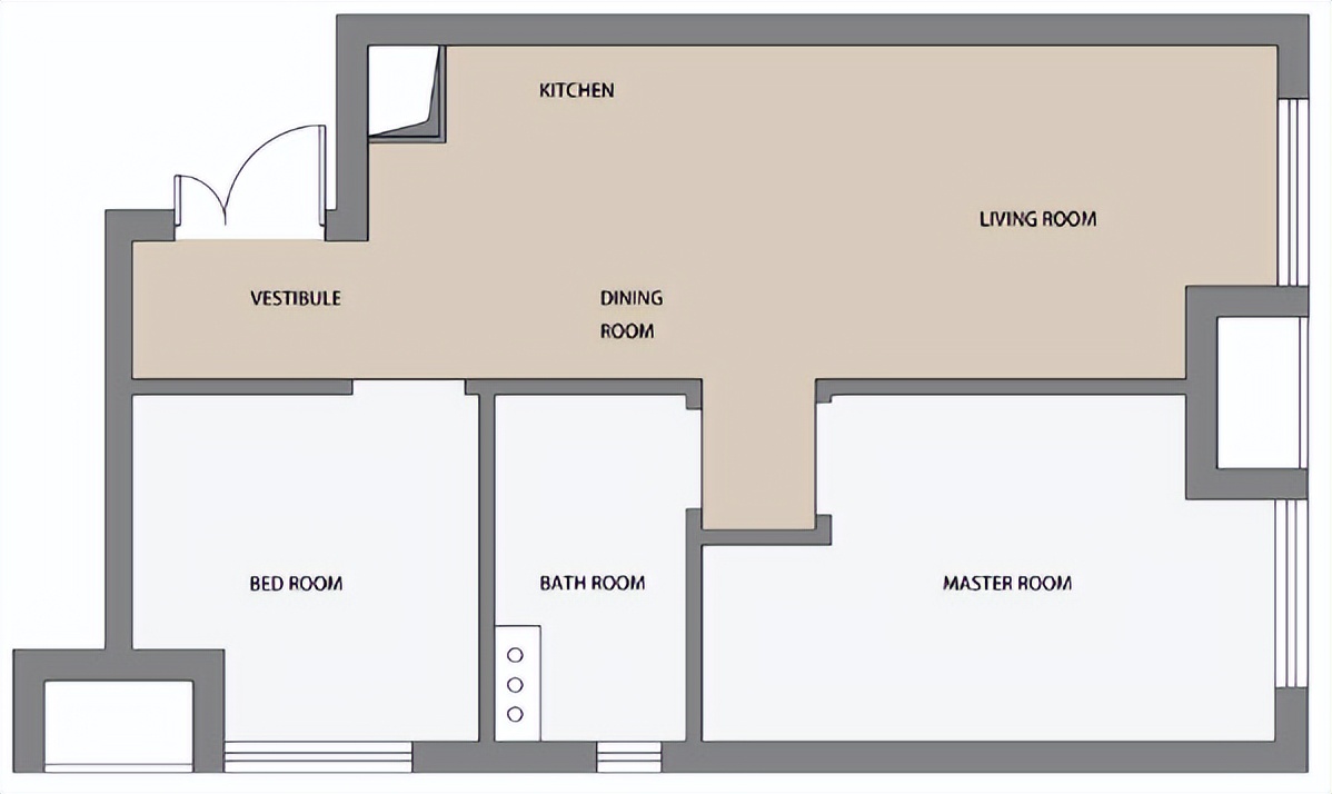 Chengdu girl bought a small apartment of 45 square meters and installed ...
