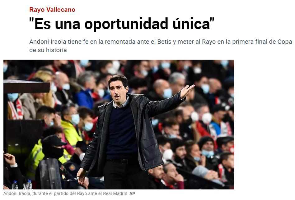 King's Cup intelligence: Betis vs Vallecano home advantage + sufficient ...