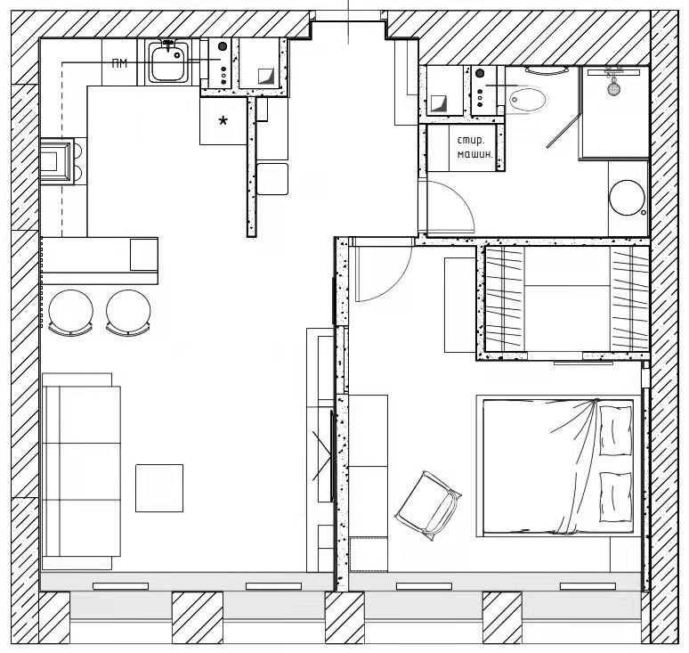 A person's small house of 52 square meters actually costs one million ...