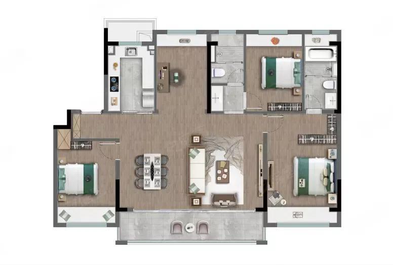 140 square meters of small flat, extremely elegant - iNEWS