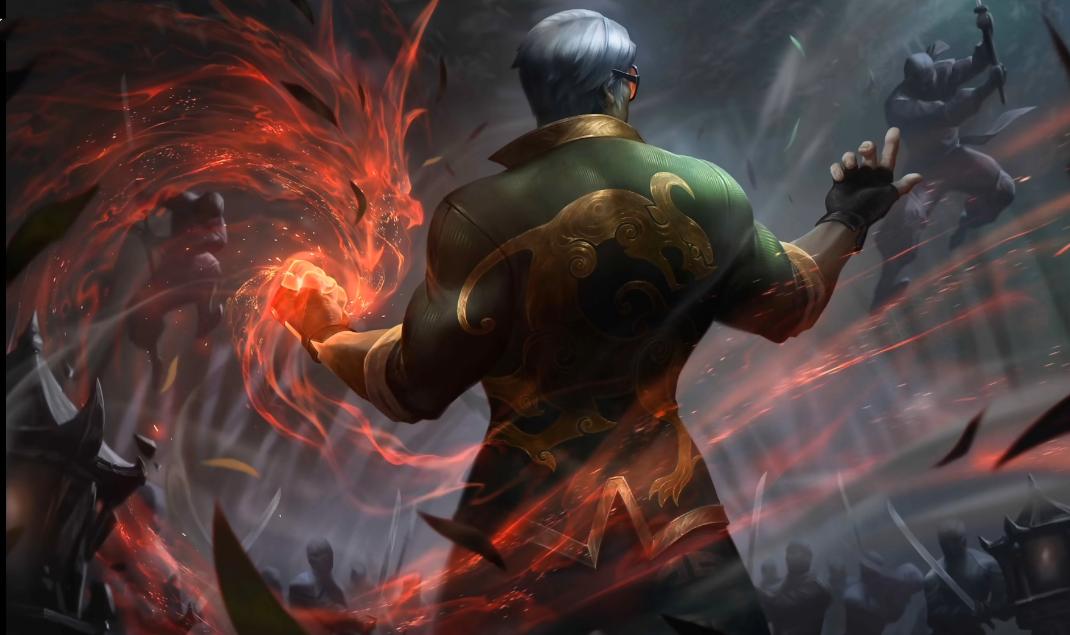 The blind monk's six brilliant dragon skins are so bursting that the ...