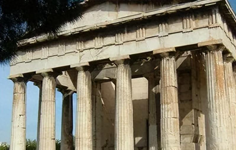 Ancient Greek Dolbin Palace, located on the highest point of the ...
