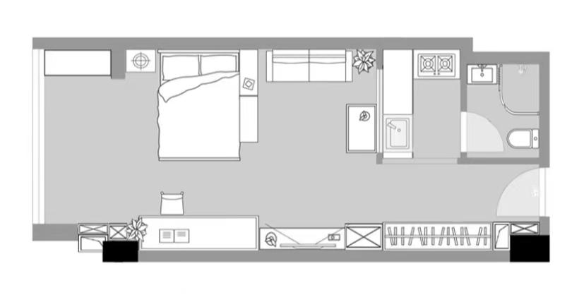 A girl who lives alone in Chengdu, hand-decorated a 38-square-meter ...