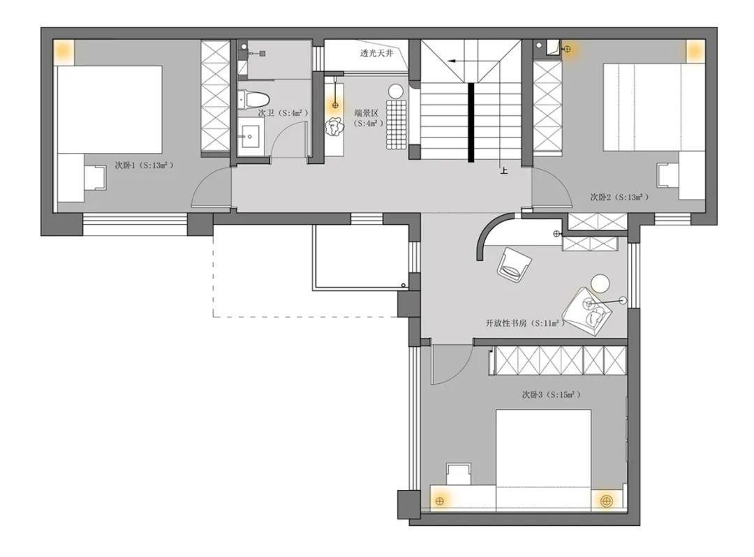 Modern private house design, guided by light, creates a minimalist ...