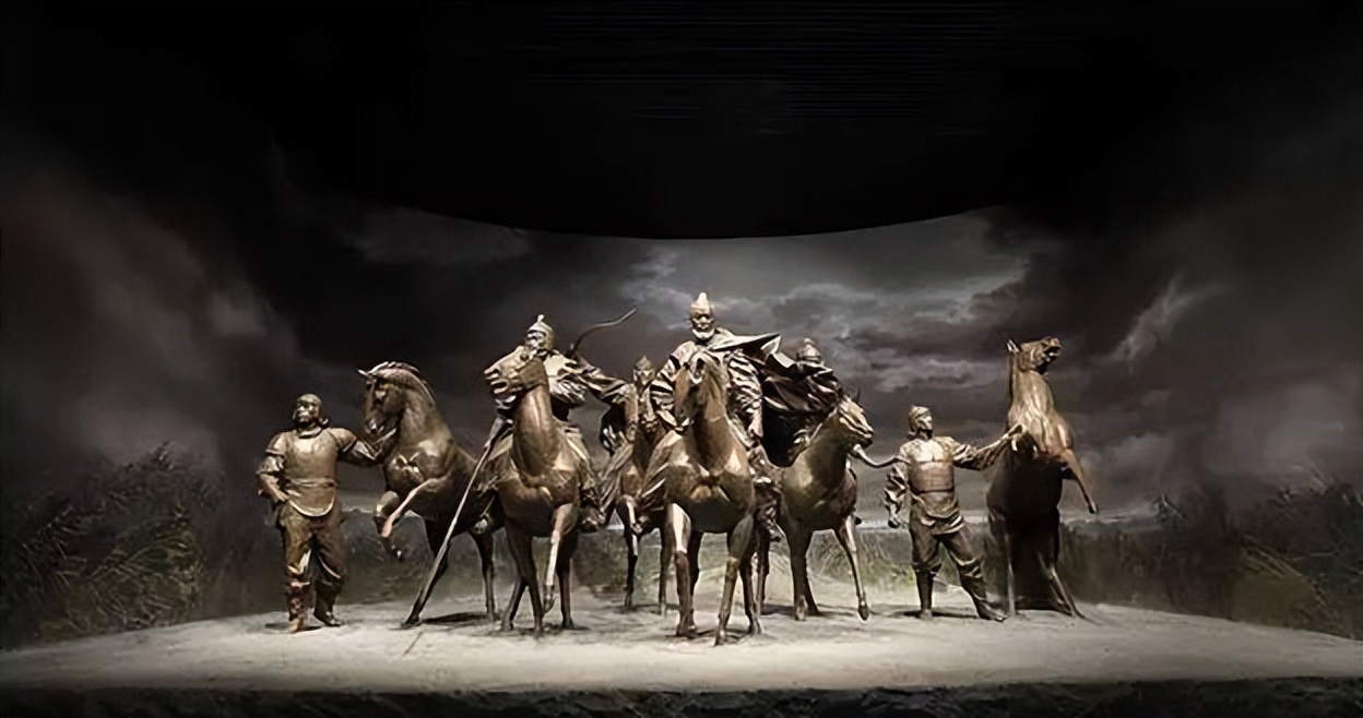 Take a look at Zhao Wuling's Hufu riding and shooting!Zhao Guo just ...