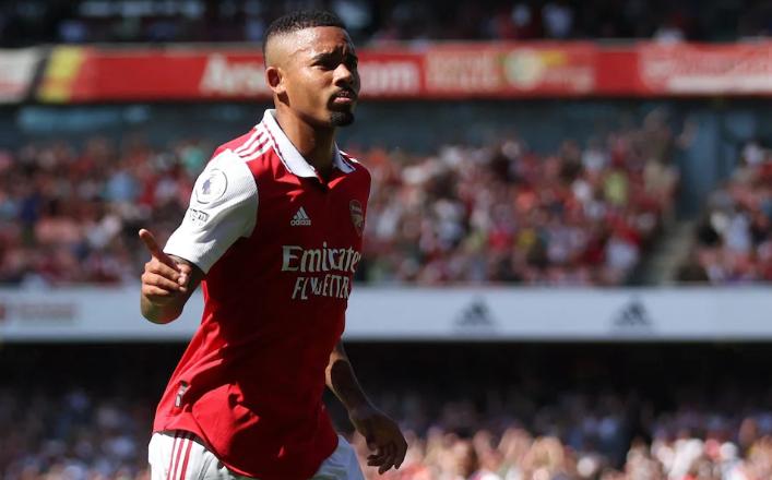 Arsenal's real number 9 is here!Jesus made his perfect debut at ...