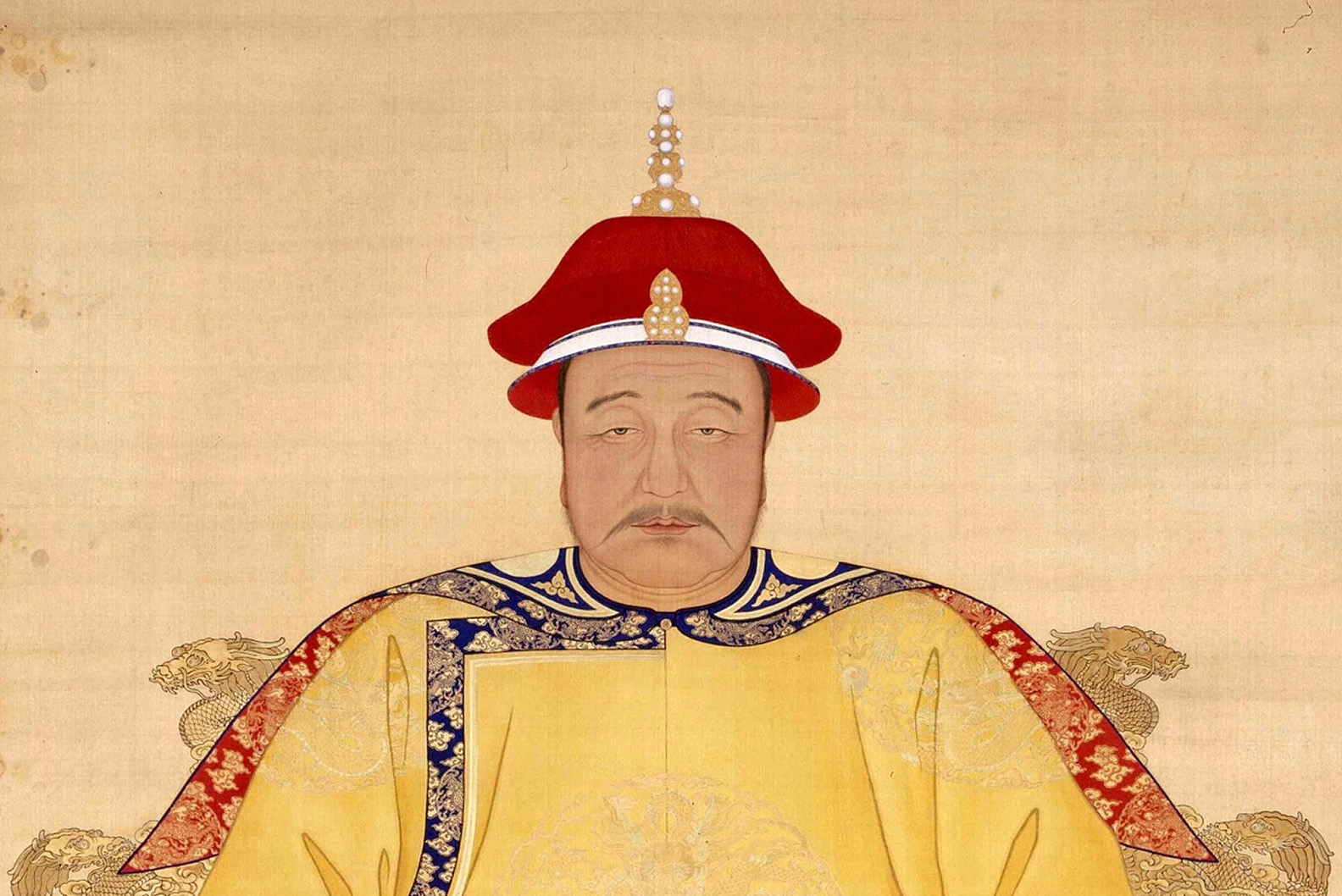 Today, the work of restoring Huang Taiji's face before his death is ...