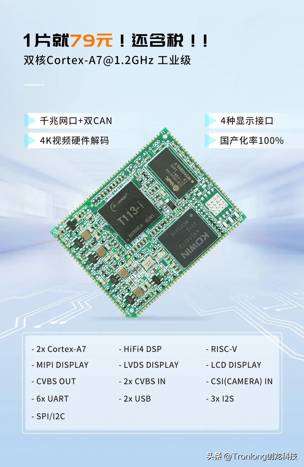 Both are Allwinner T113 processors, what is the difference between "-i ...
