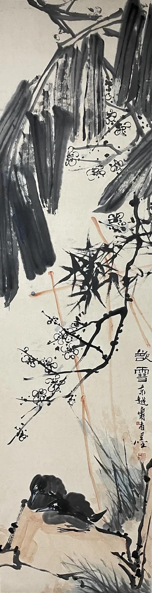Modern Chinese painting Pan Tianshou: I like to come and see it. - iNEWS