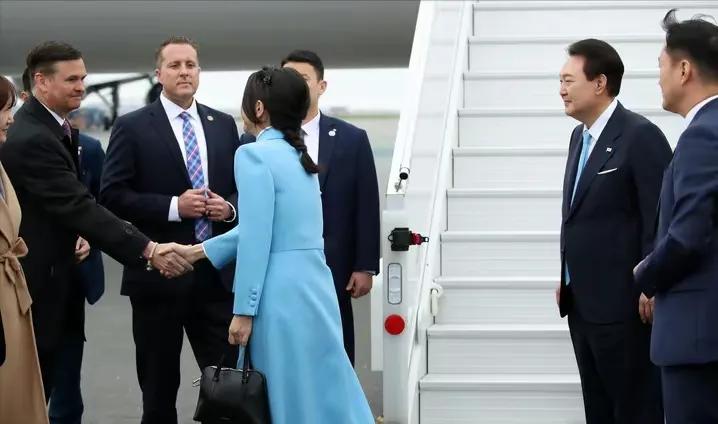 The South Korean President and First Lady Kim Gun-hee finally ended ...
