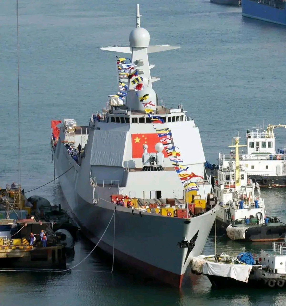 There is another new movement in Dalian Shipyard, 42 shield ships have ...
