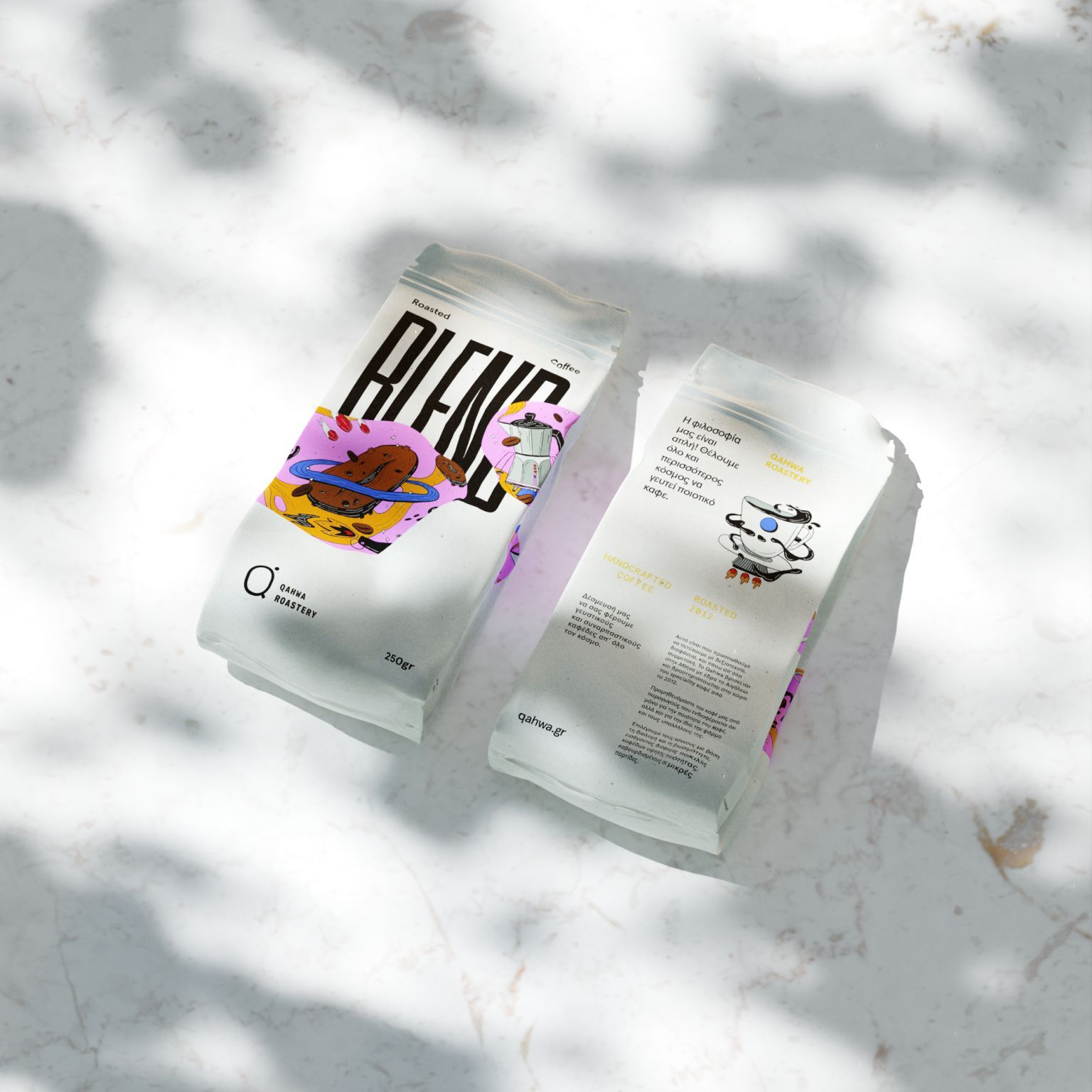 Optimistic Coffee Packaging by Qahwa Roastery - iNEWS