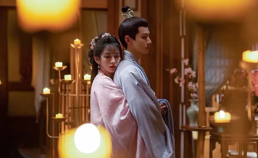 The 40-year-old Luo Jin plays the son, and he is framed with the 40 ...