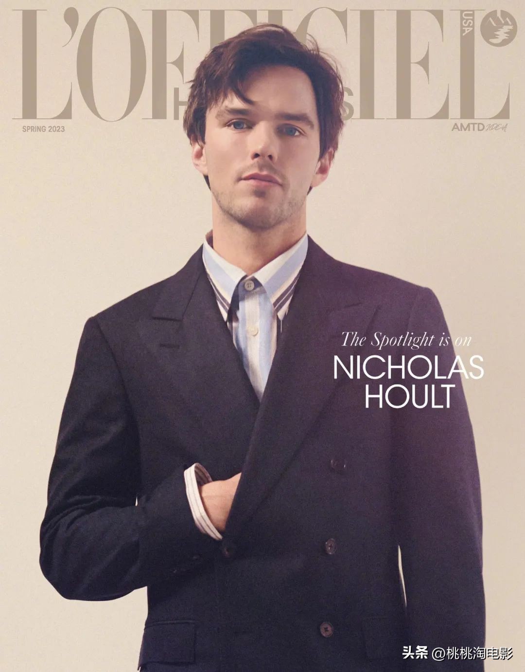 Nicholas Hoult Style Men's Magazine Blockbuster, New Film Collaboration ...