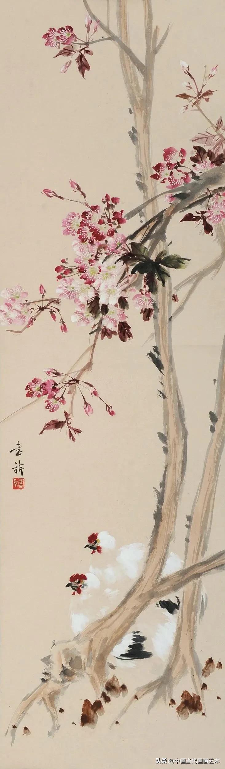 Appreciation of Zhang Shuqi's flower and bird paintings - iNEWS