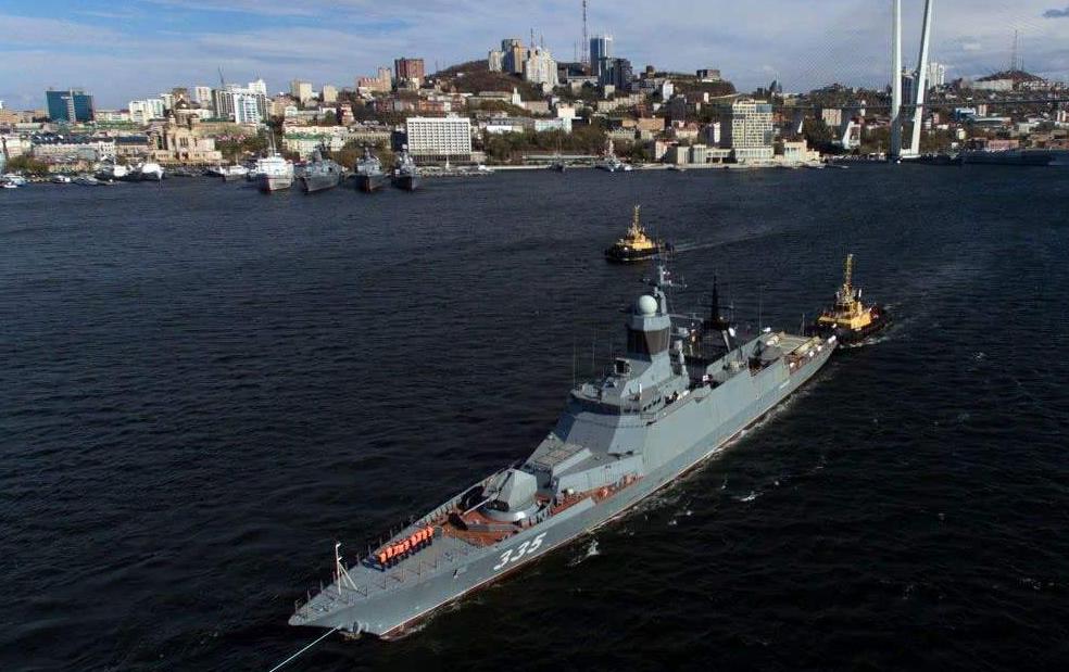 Russia's 20385 frigate, equipped with anti-ship missiles and anti ...