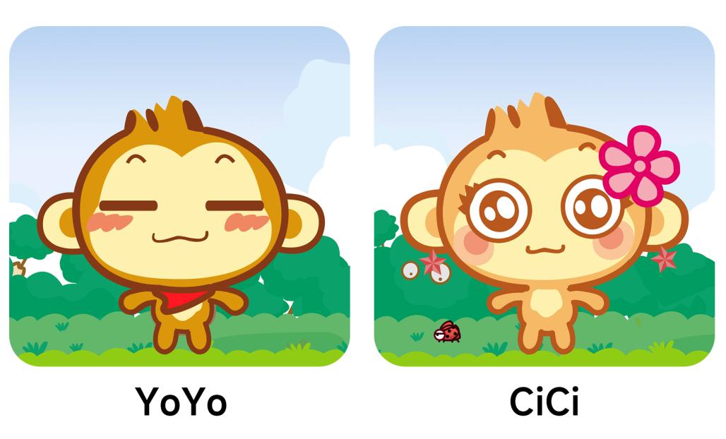 YOYO and CICI with 300 million fans are here!Yoxi Monkey IP officially ...