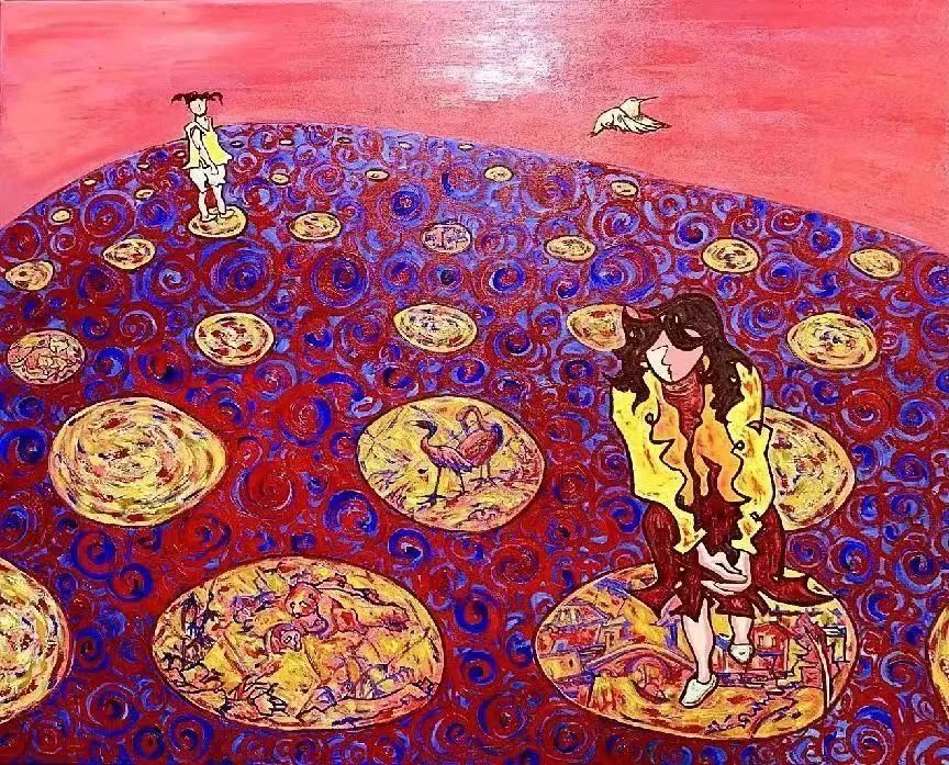 Appreciation of female painter Zhang Hong's oil paintings - iNEWS