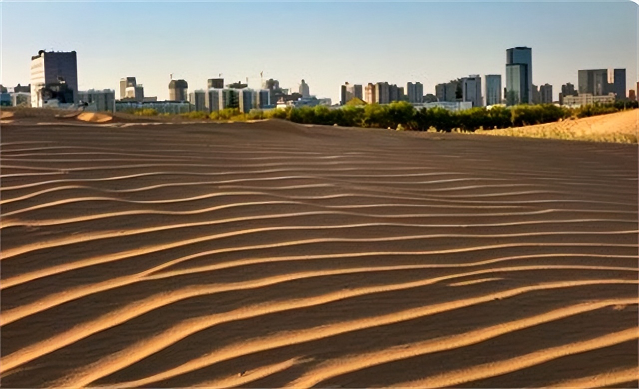 The Mu Us Desert, once barren and barren for hundreds of years, is now ...