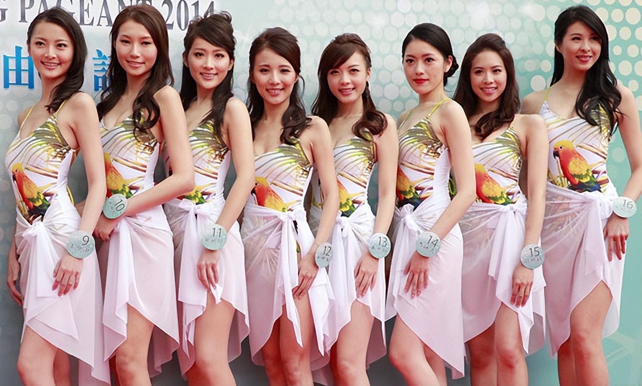 2023 Miss Hong Kong top 16 first swimsuit show, no beauty pictures ...