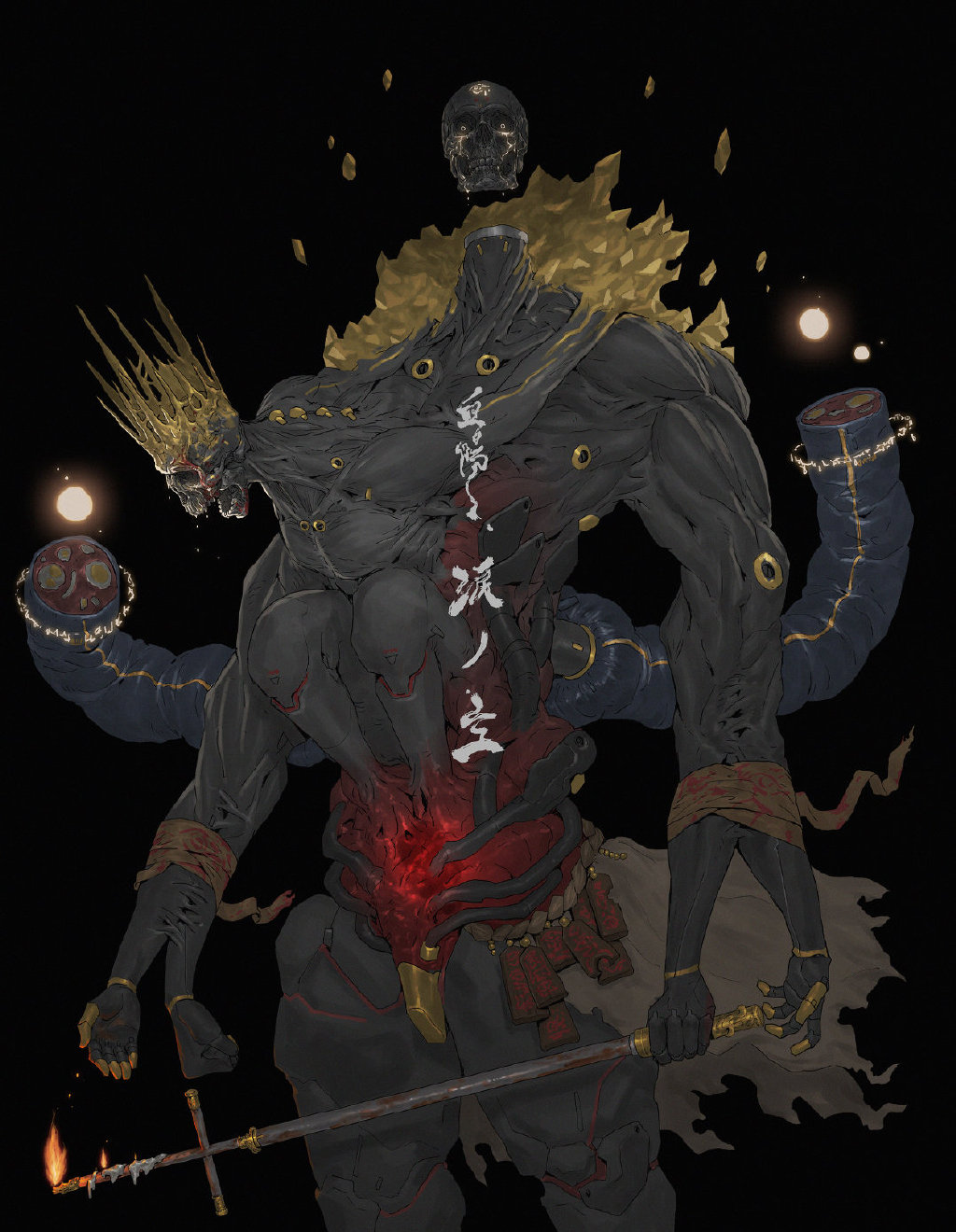 creative skeleton mecha element illustration - iNEWS