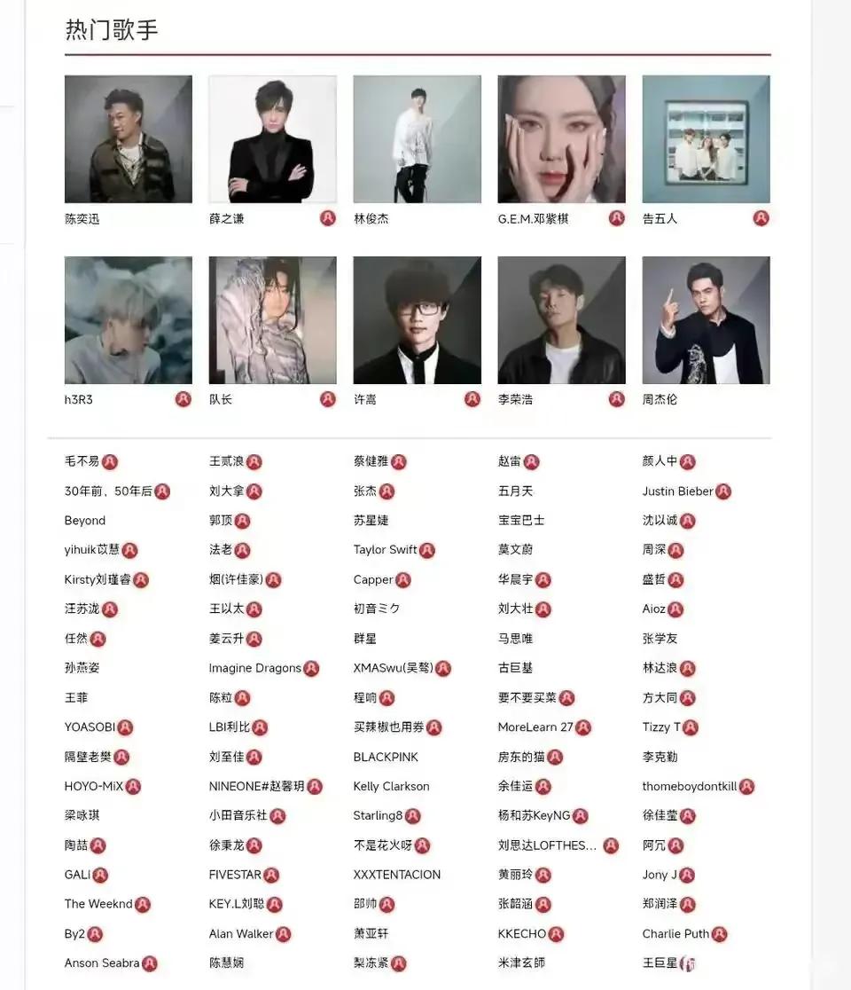 Top ten popular singers in the Chinese music scene, Eason Chan and Deng ...