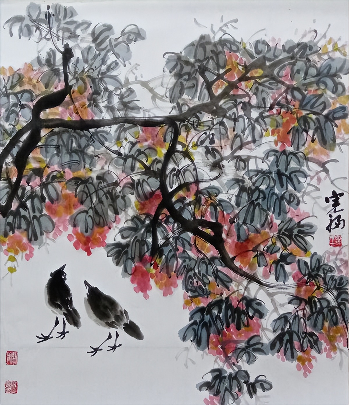 Brush and ink with the times Danqing praises Danen - painter Liu Jicong ...