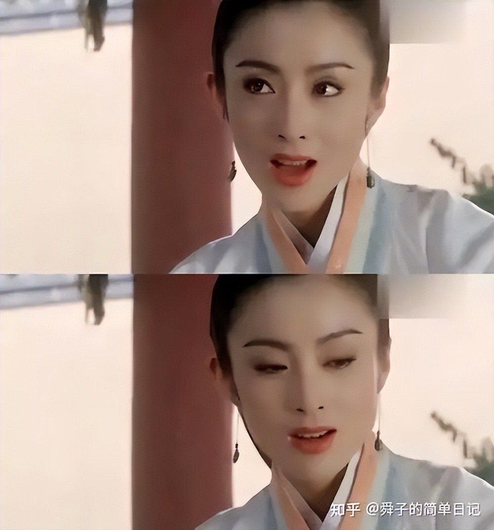 The ancient costume goddess Zhang Min was flamboyant when she was young ...