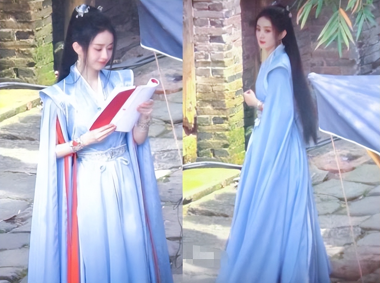 Lin Gengxin and Zhao Liying enjoyed the dinner and drink. Zhao Liying ...