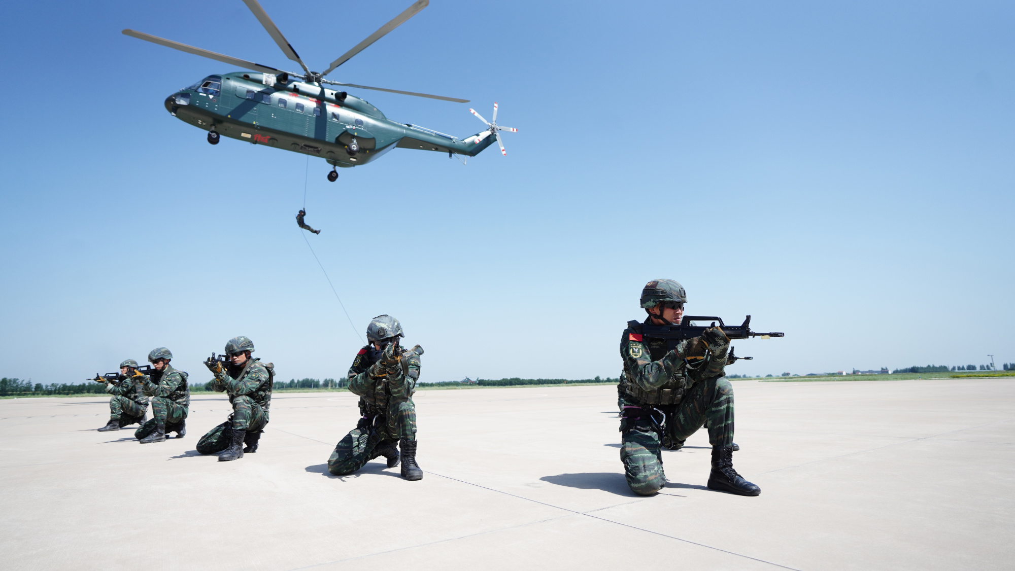 The two mobile corps of the armed police are the field army, and their ...