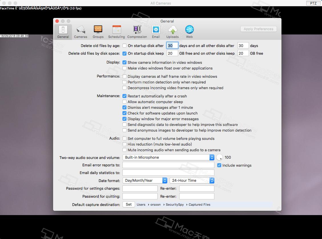 Multi-camera video surveillance software: SecuritySpy for mac - iMedia
