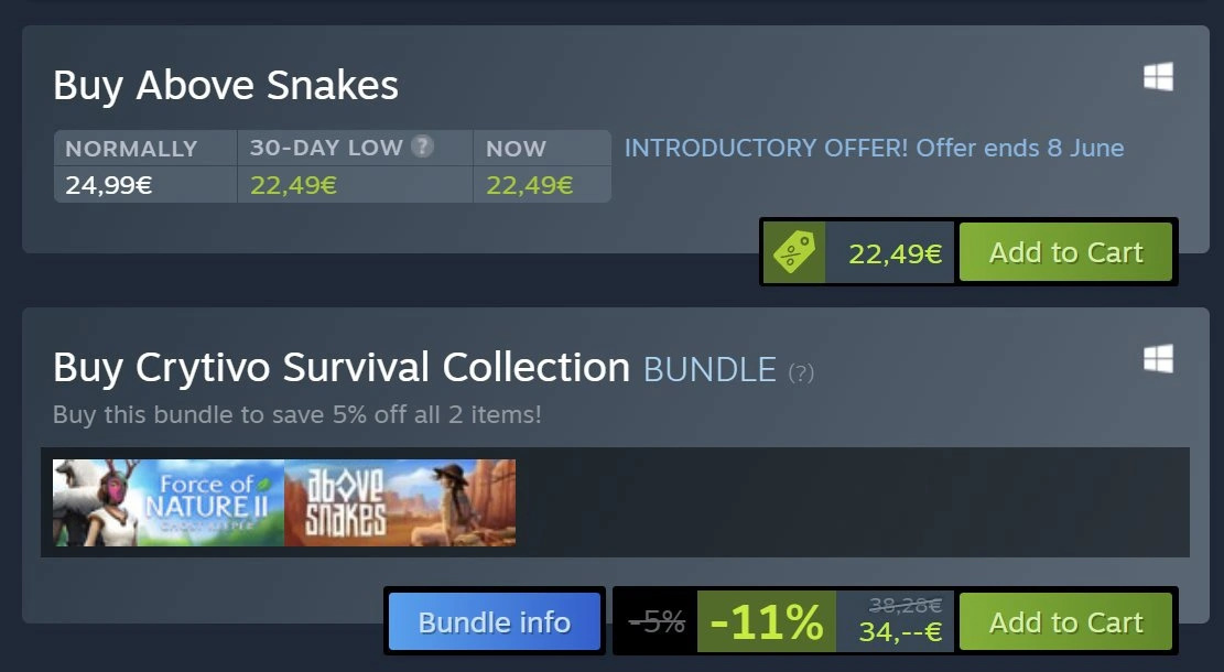 Steam Shows 30-Day Lowest Game Prices in Parts of Europe - iNEWS