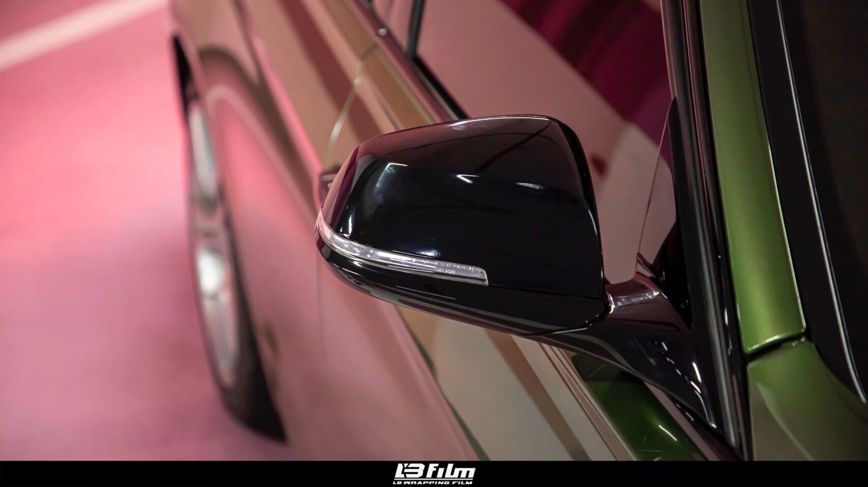 LB color changing film super bright metallic mamba green, retro and ...