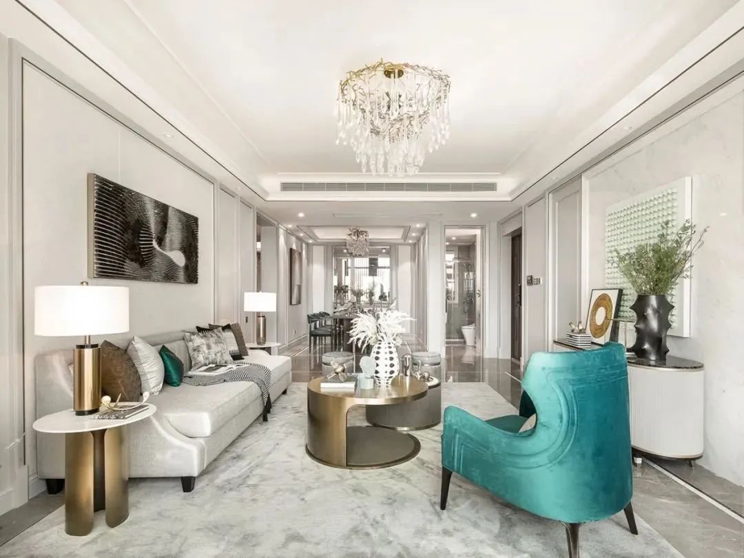 The 160-square-meter Nordic four-bedroom new house is completed, I fell ...