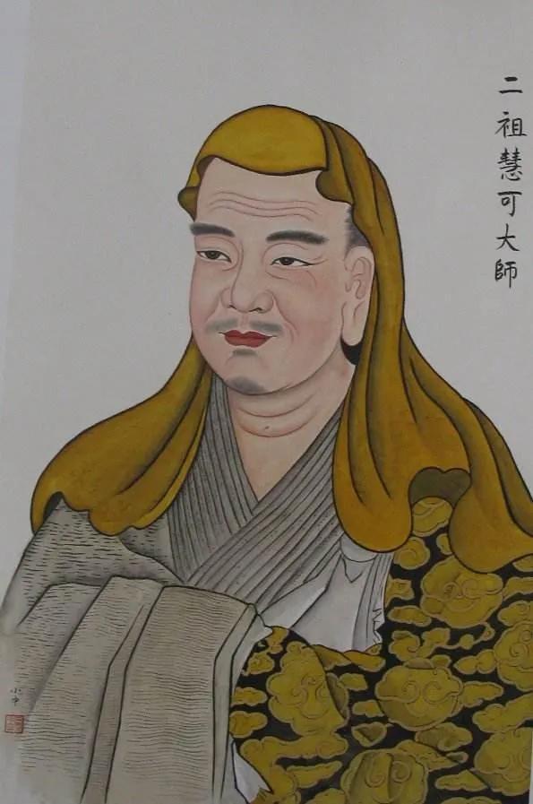 Huike, the second ancestor of Zen Buddhism, from breaking his arm to ...