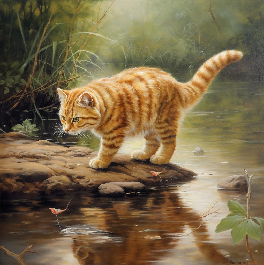 The breed origin and division of the golden gradient cat, artificially ...