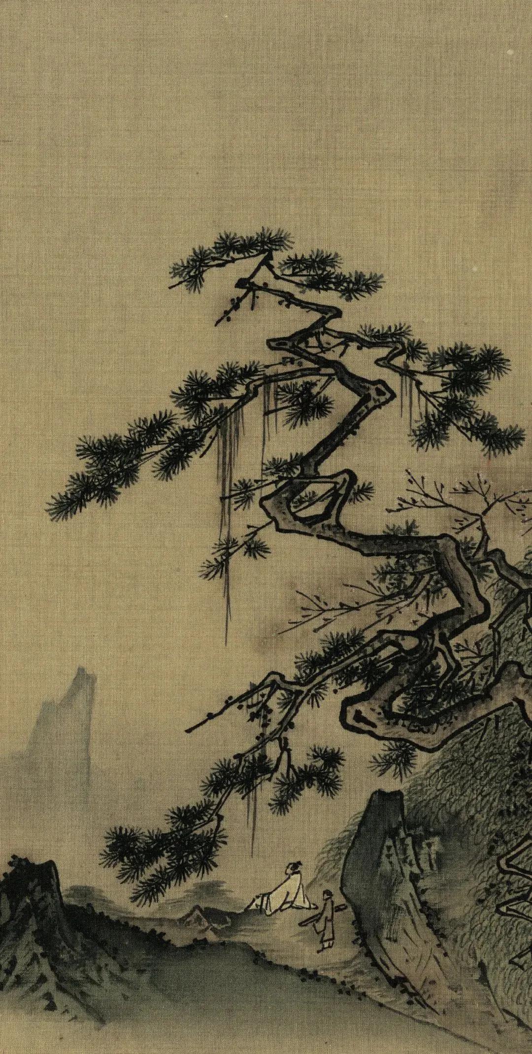 Ma Yuan·Shanshui Map, Di Bank Parking Boat Map, Tower Spring View Map ...