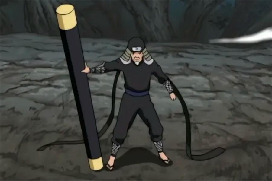 What are the weapons of Naruto?There is a big sword between the pillars ...